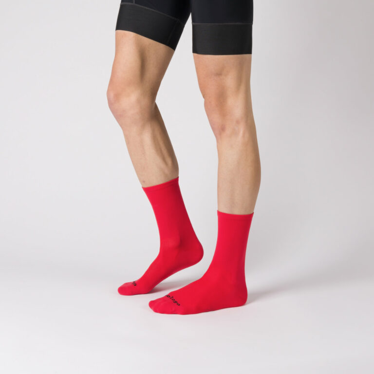 Classic Red Cycling Socks - nologo