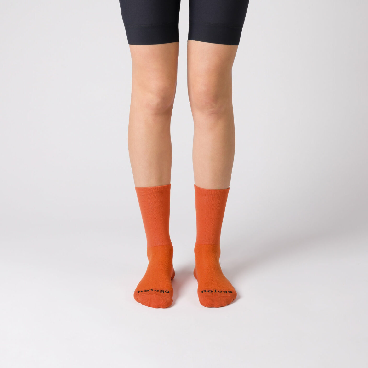 Classic Red Ochre Cycling Socks - nologo