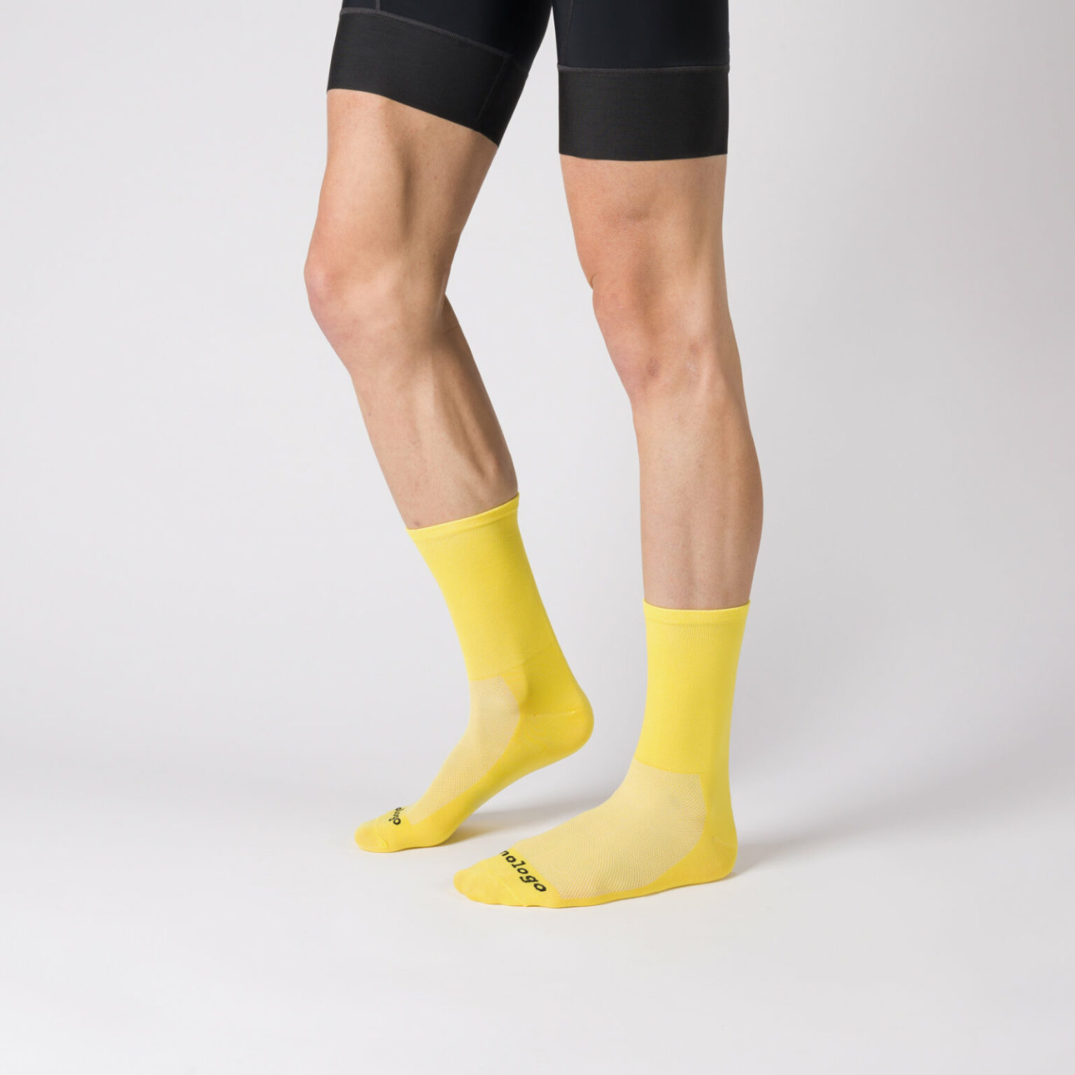 Classic Yellow Cycling Socks - nologo